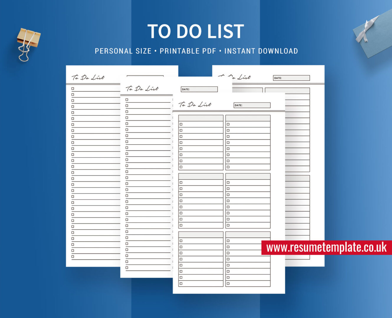 To Do List Printable, Notepad, Notebook, Planner Inserts, Planner ...
